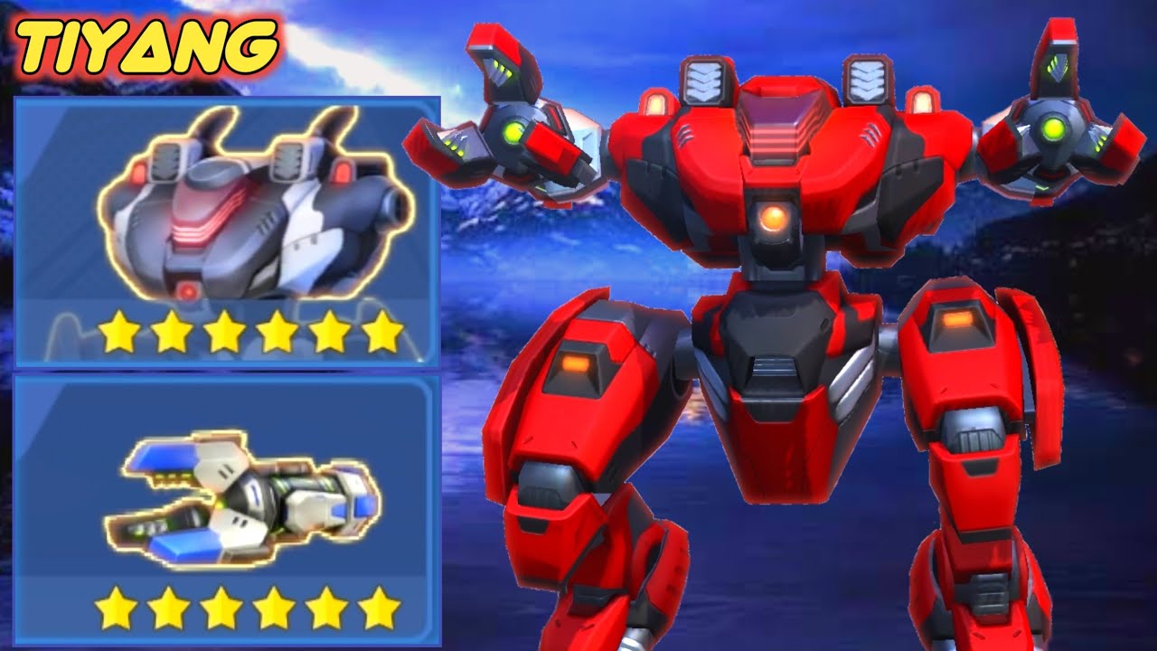 Epic Dual Graviton Beam Action: Red Baron Bastion in Mech Arena - YouTube