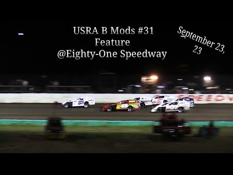 USRA B Mods #31, Feature, 81 Speedway, 09/23/23 - YouTube