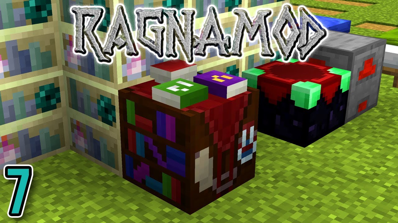 Minecraft Ragnamod Ep. 7 - Insane Library - YouTube