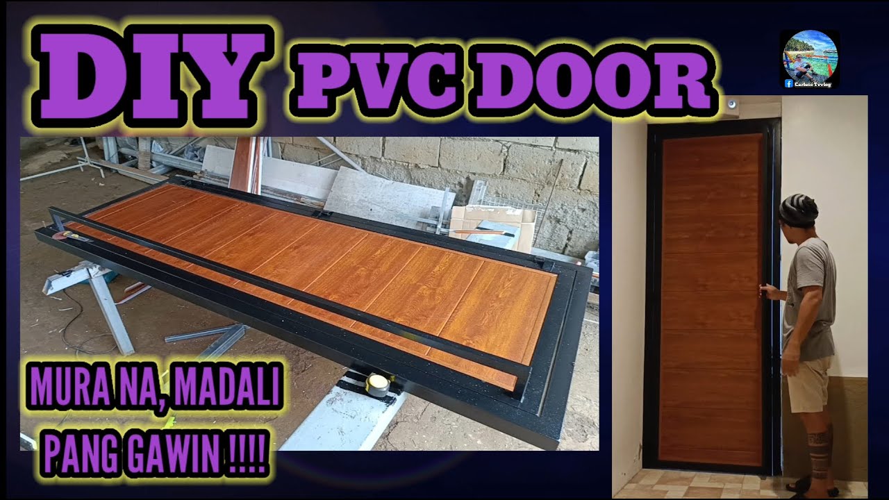 DIY PVC FLUSH DOOR / PAANO GUMAWA NG PVC FLUSH DOOR / Carluto Tv - YouTube