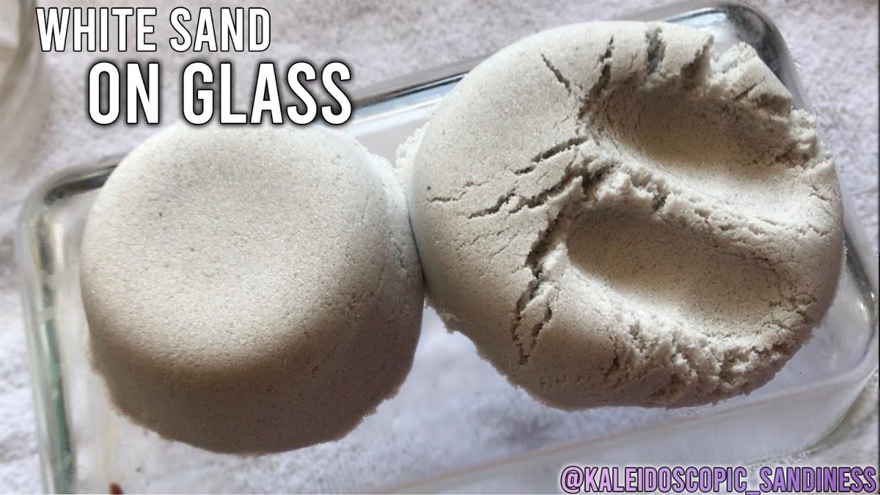 SUPER CRUNCHY SAND ON GLASS - YouTube