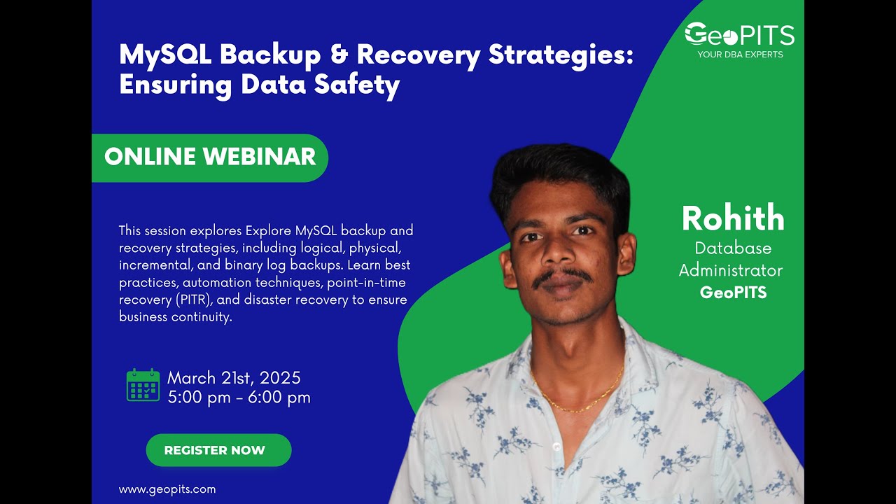 MySQL Backup & Recovery Strategies: Ensuring Data Safety - YouTube