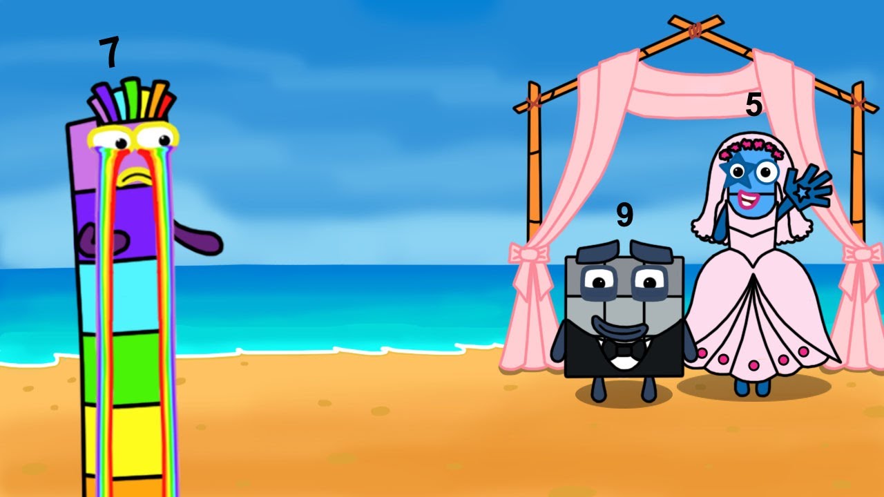 Sad Moment, Numberblocks 7 feel sad - Numberblocks Fanmade Coloring ...