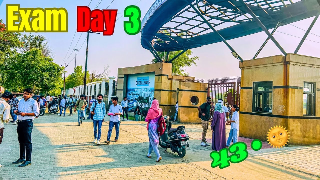 43 Degree Garmi Mai Exam 🥵|Aaj ka Paper bhot Bekr gya | Extreme ...