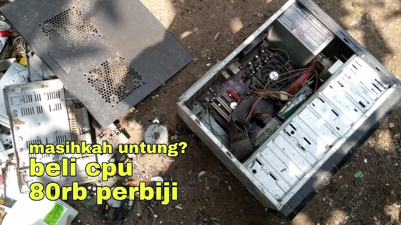 Masihkah untung? beli mesin cpu 80rb perbiji - YouTube