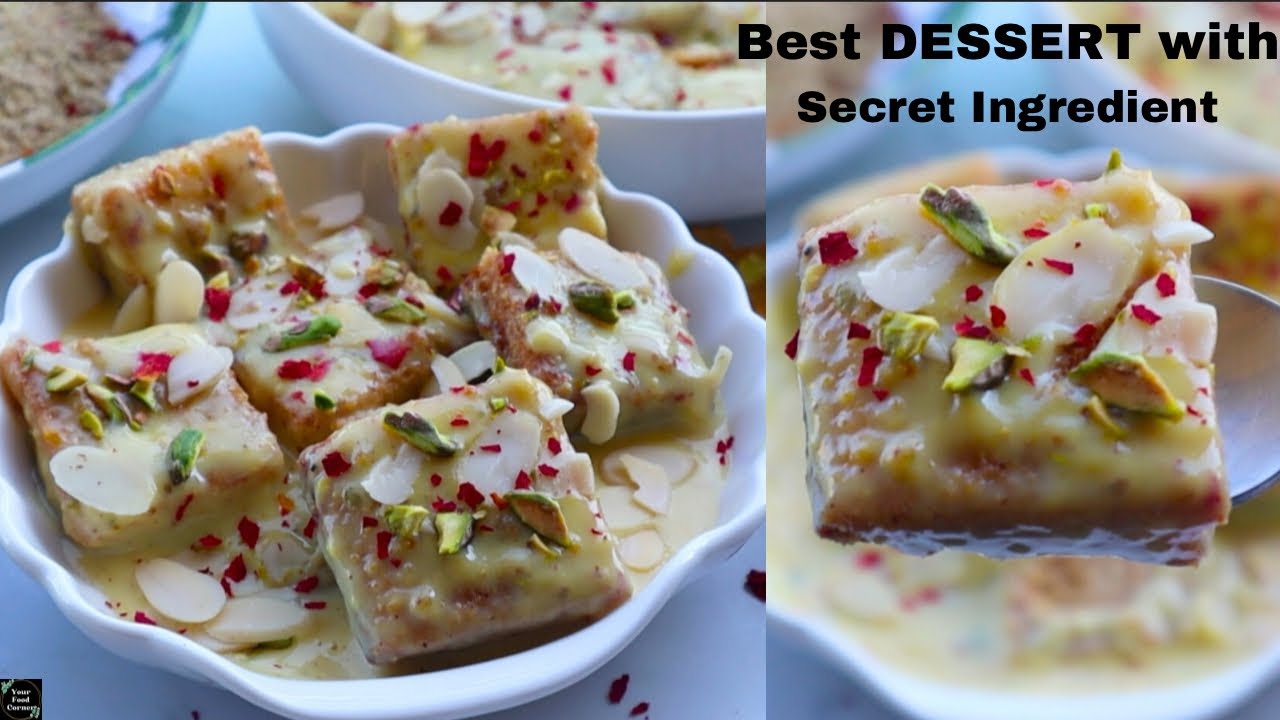 New Recipe!! Melt-in-Your-Mouth Dessert | Holi special Indian Fusion ...
