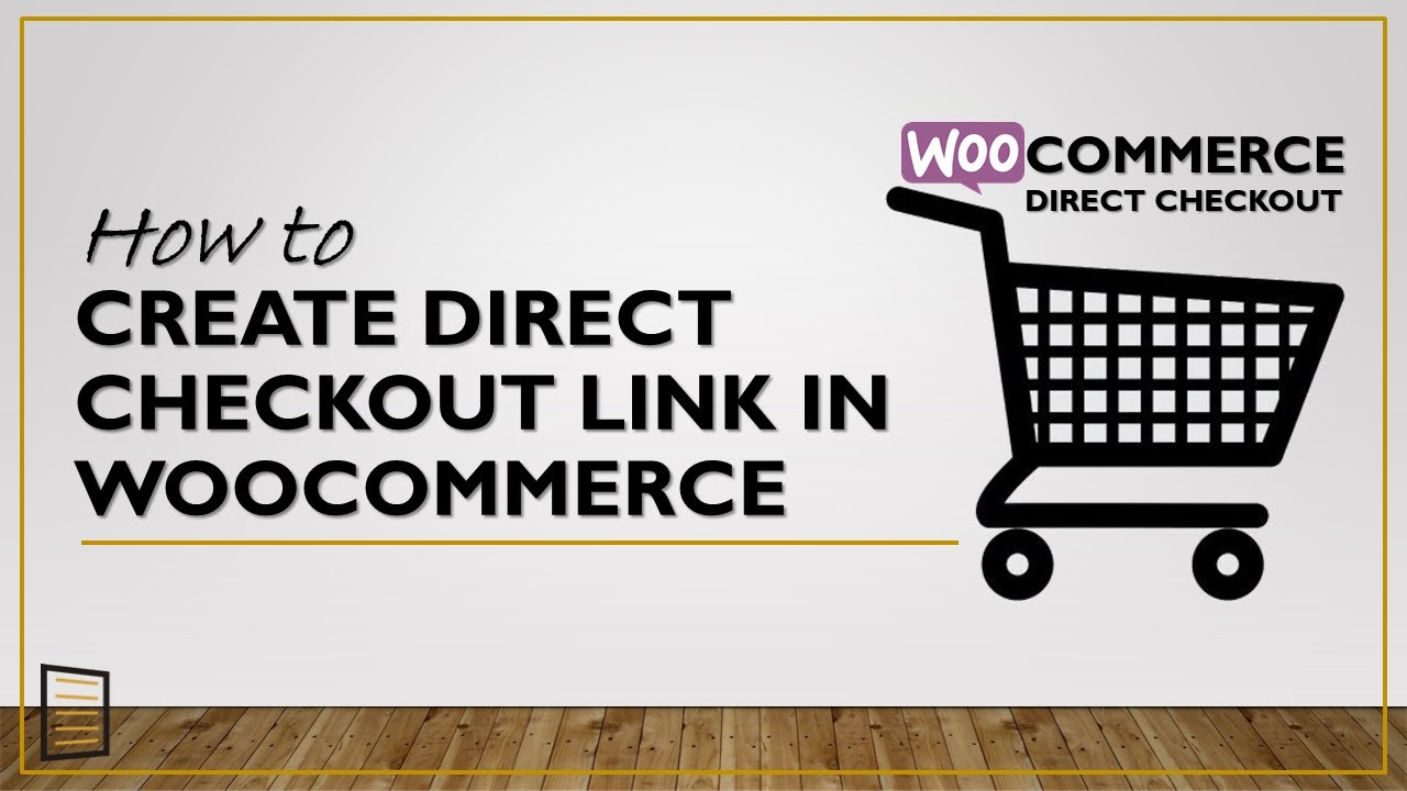 How to Create Product Direct Checkout Link in WooCommerce - YouTube