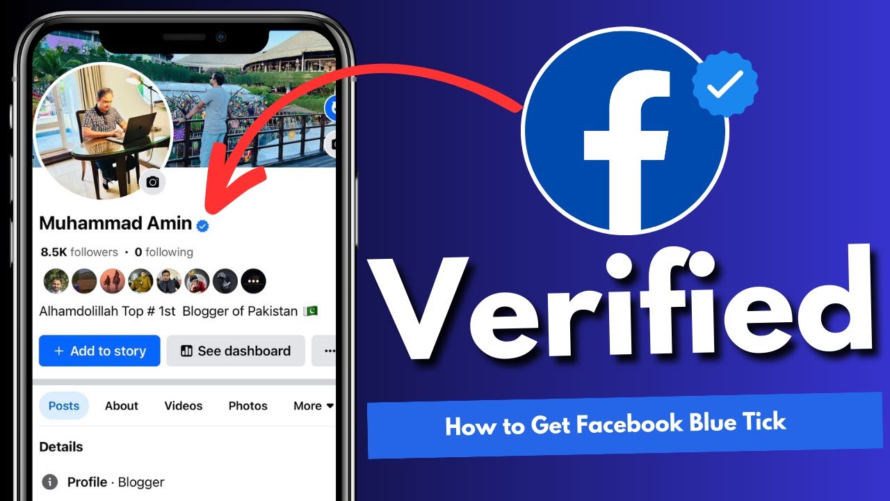 How to Verify Facebook Account with Blue Badge 2023 | Facebook Blue ...