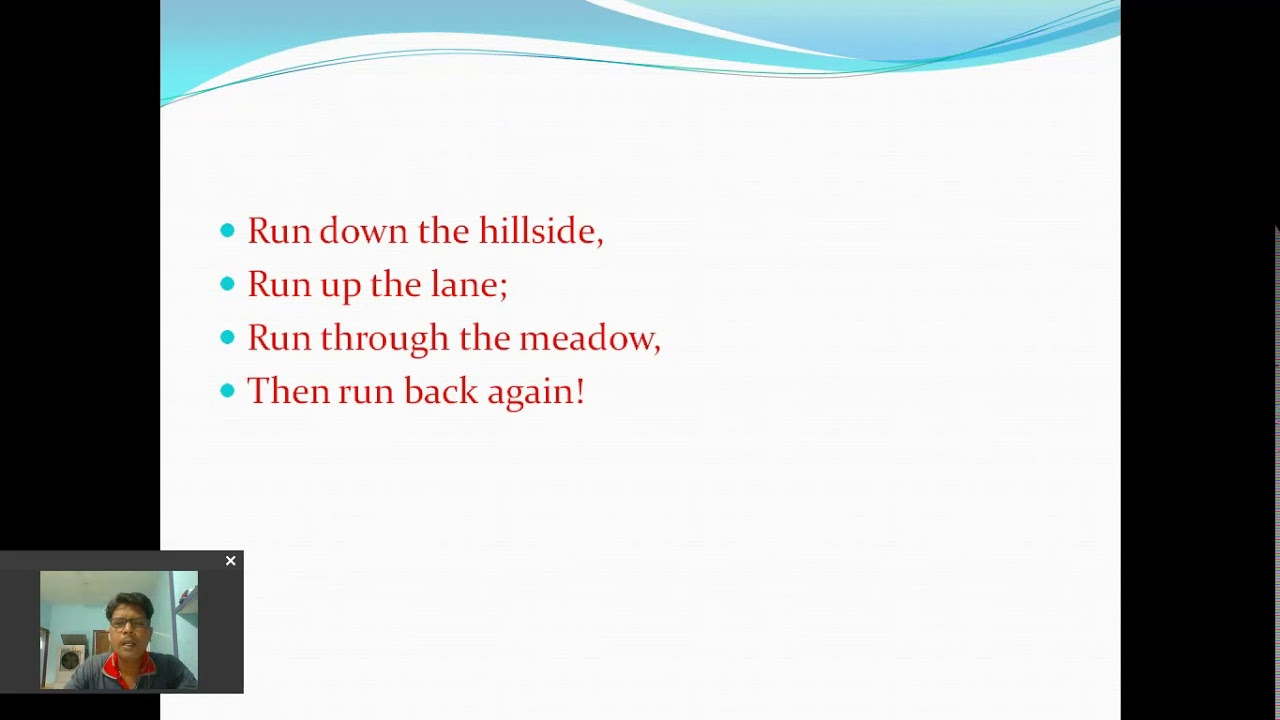 Run Poem Explanation in English - YouTube