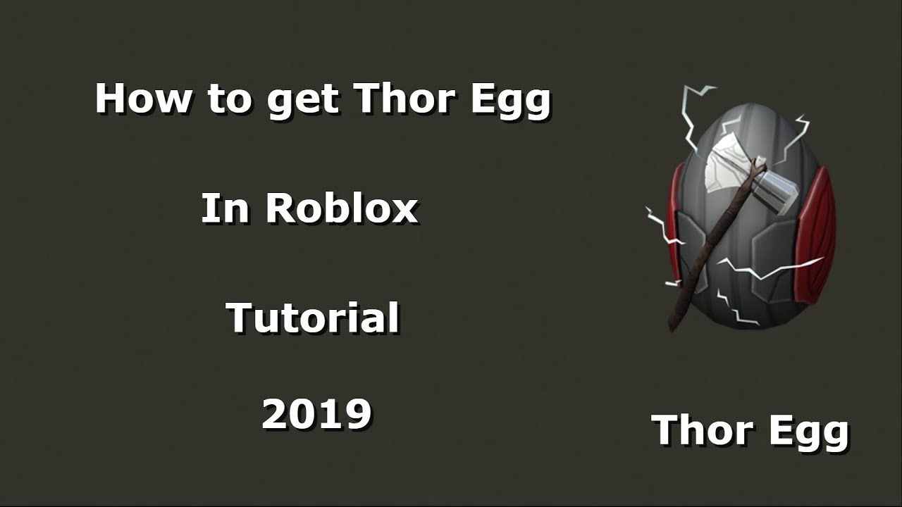 How to get the Thor Egg (Tutorial) - Roblox - YouTube