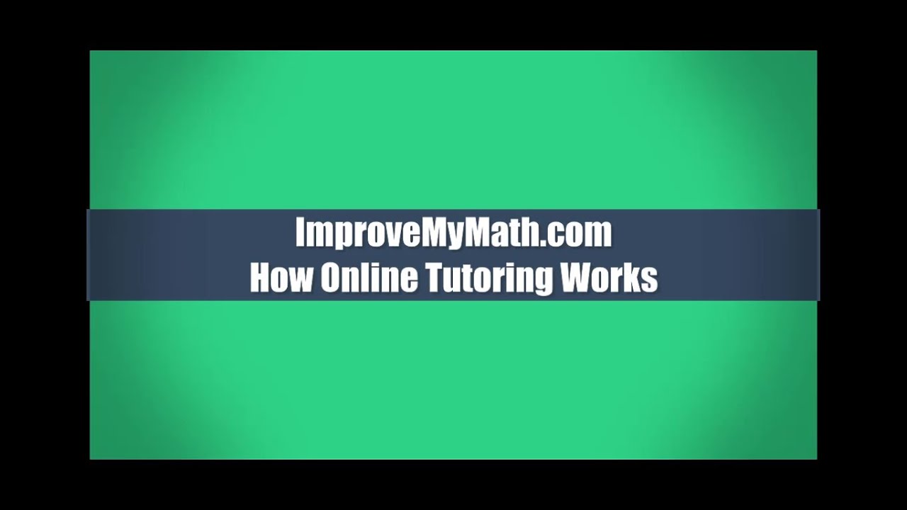 How Online Math Tutoring Works - YouTube
