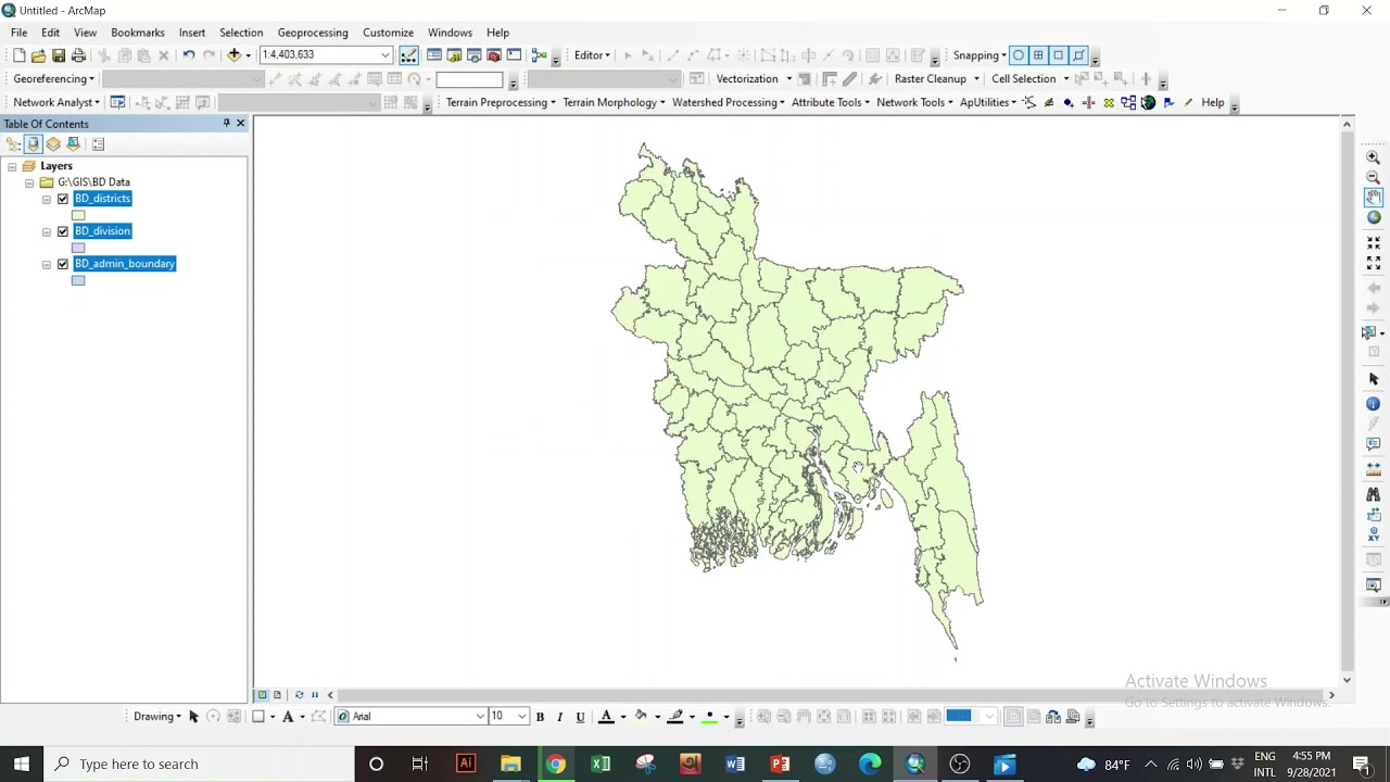03 Different GIS software and Introduction to ArcGIS 10.8 Interface ...