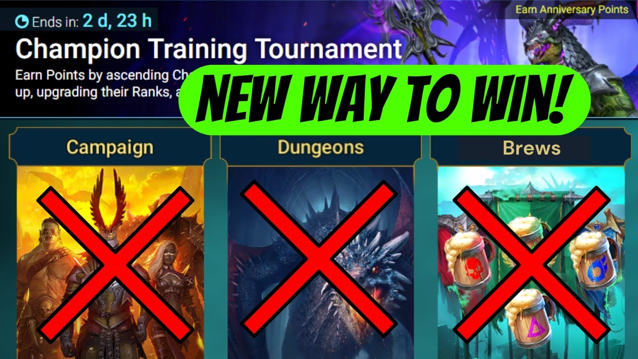 NEW Way to Win Champion Training!!! Raid: Shadow Legends - YouTube