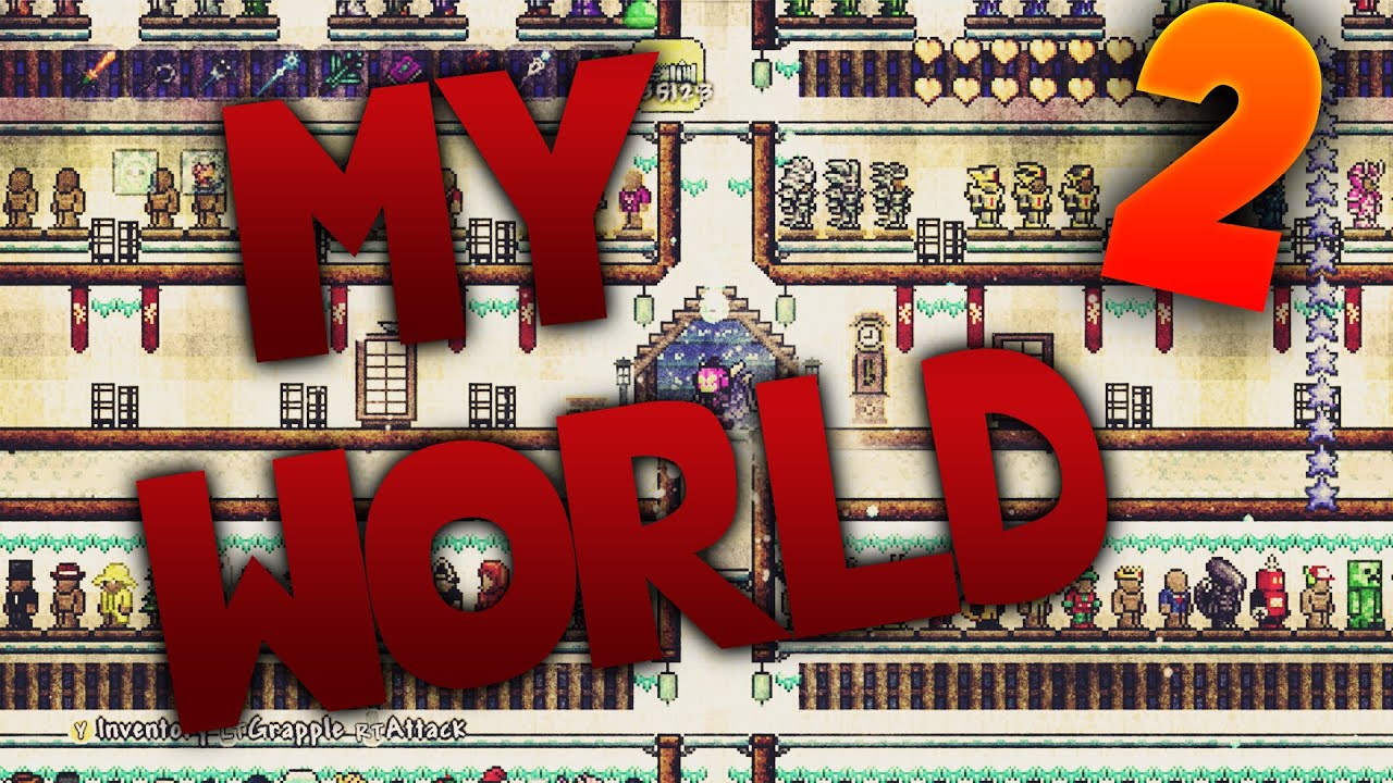 MY TERRARIA WORLD 2 (SHOWCASE) - YouTube