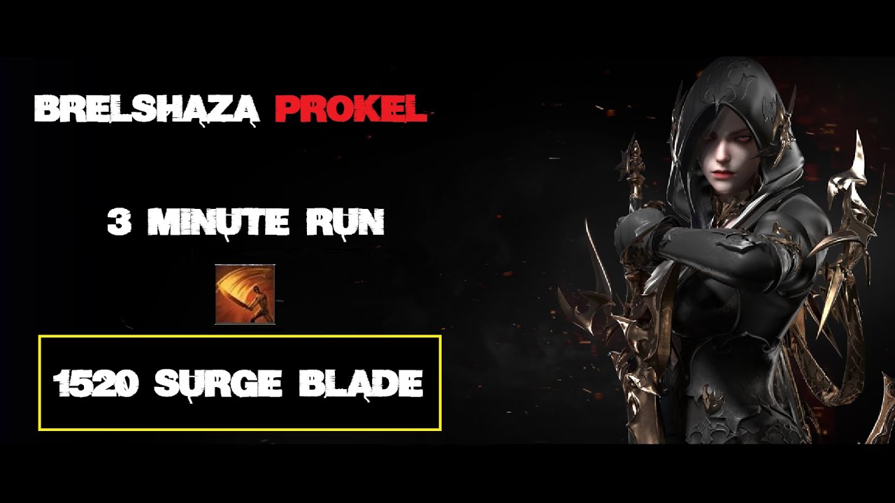 Prokel 3 minute clear - SURGE Deathblade 1520 - YouTube