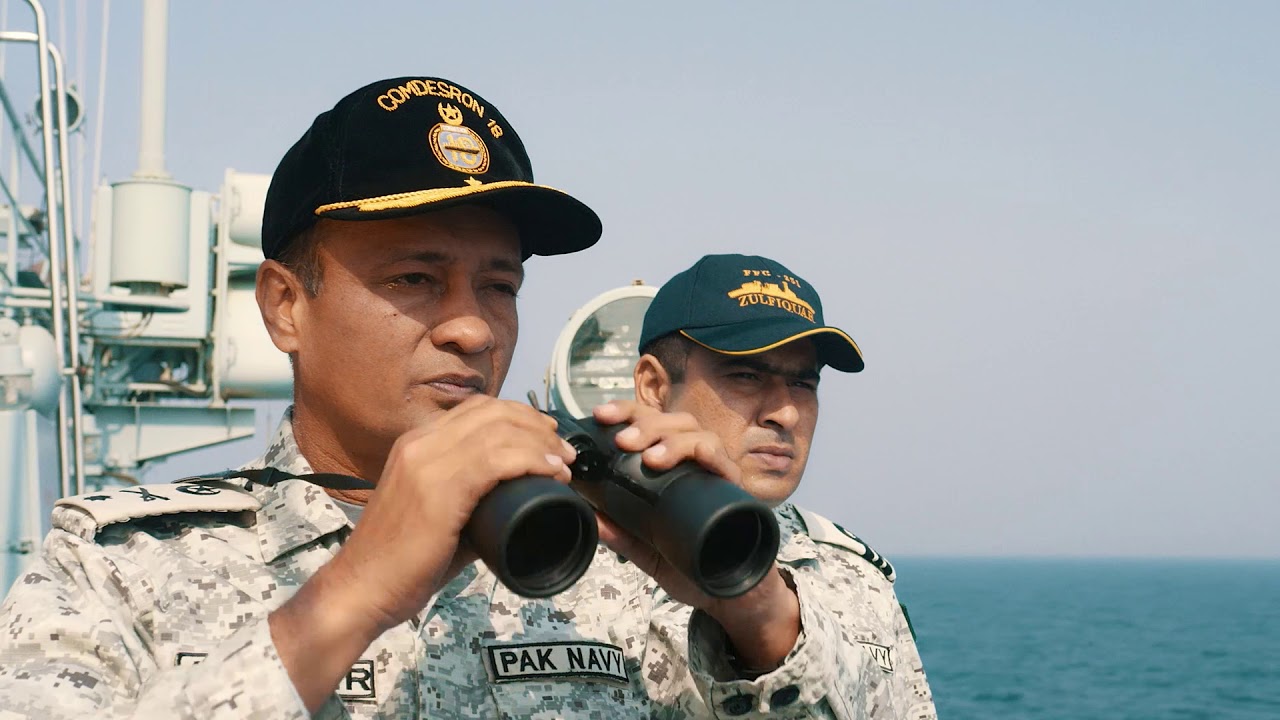"ہم متحد" Pakistan Navy Special National Song on Exercise AMAN-2019 ...