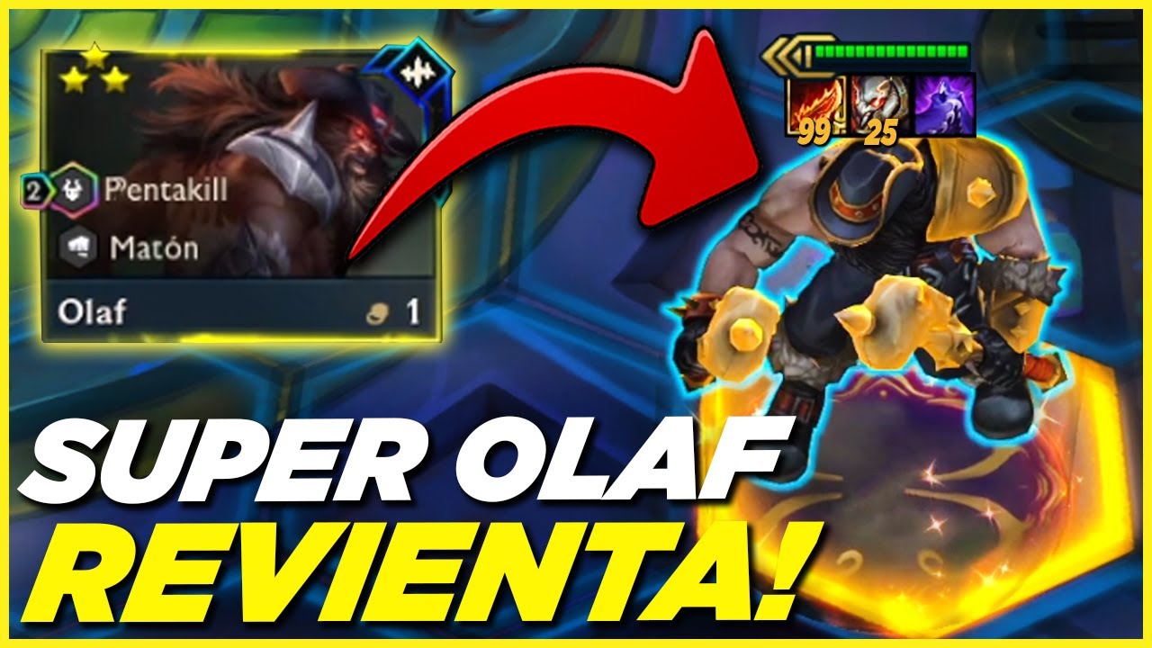🤯 SUPER OLAF con GUINSO RADIANTE esta MUY FUERTE en TFT SET 10 - YouTube