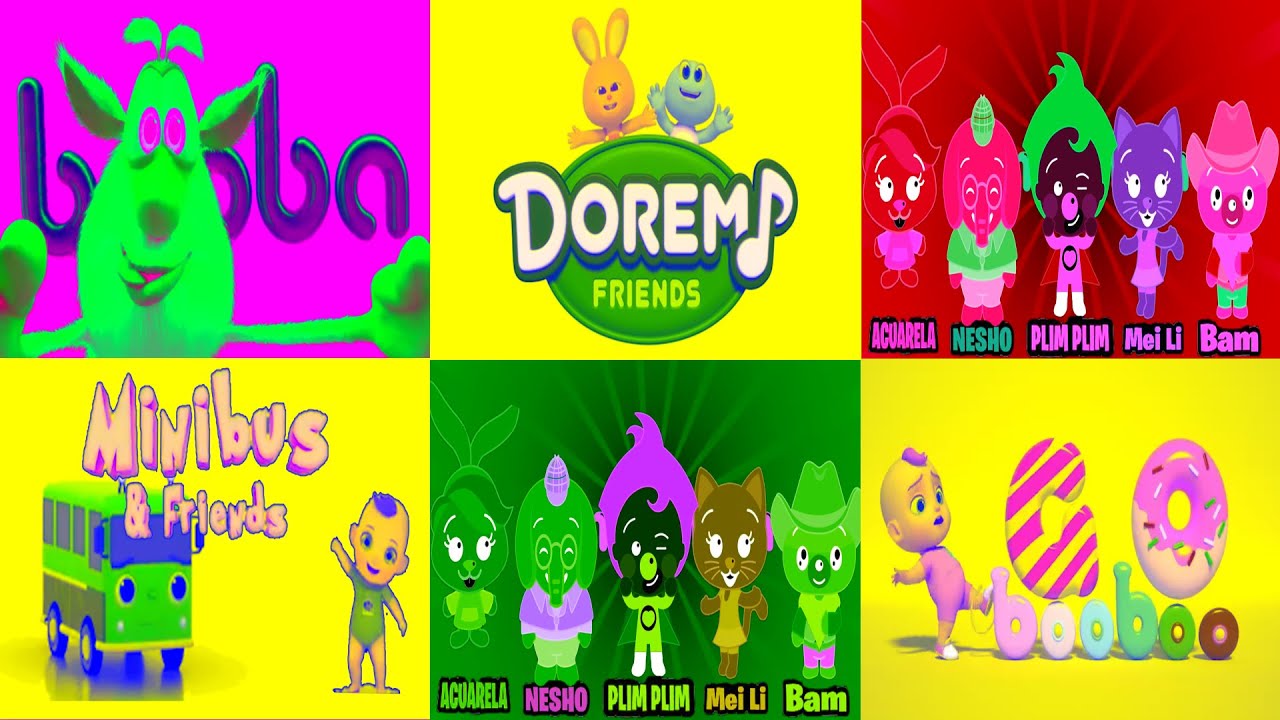 Plim Plim, Go Boo Boo, Booba, Characters Intro Logo Effects (Sponsored ...