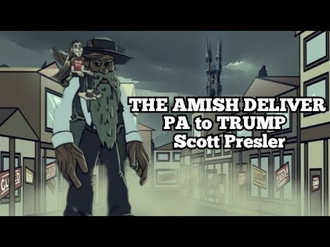 Amish Deliver PA. to Trump 2024. 'Scott Presler'