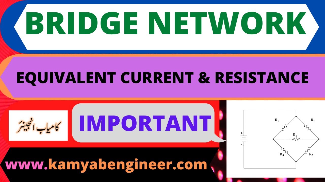 BRIDGE NETWORK EQUIVALENT RESISTANCE & CURRENT - YouTube