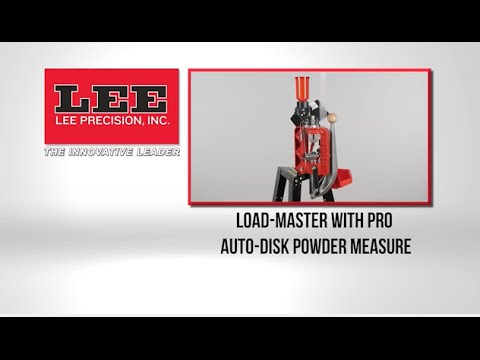 Lee Load-Master with Pro Auto-Disk Powder Measure - YouTube