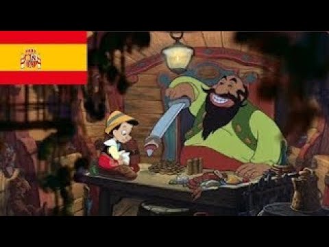 Pinocho (1940) - Stromboli toma Prisionero a Pinocho [Español Castellano]