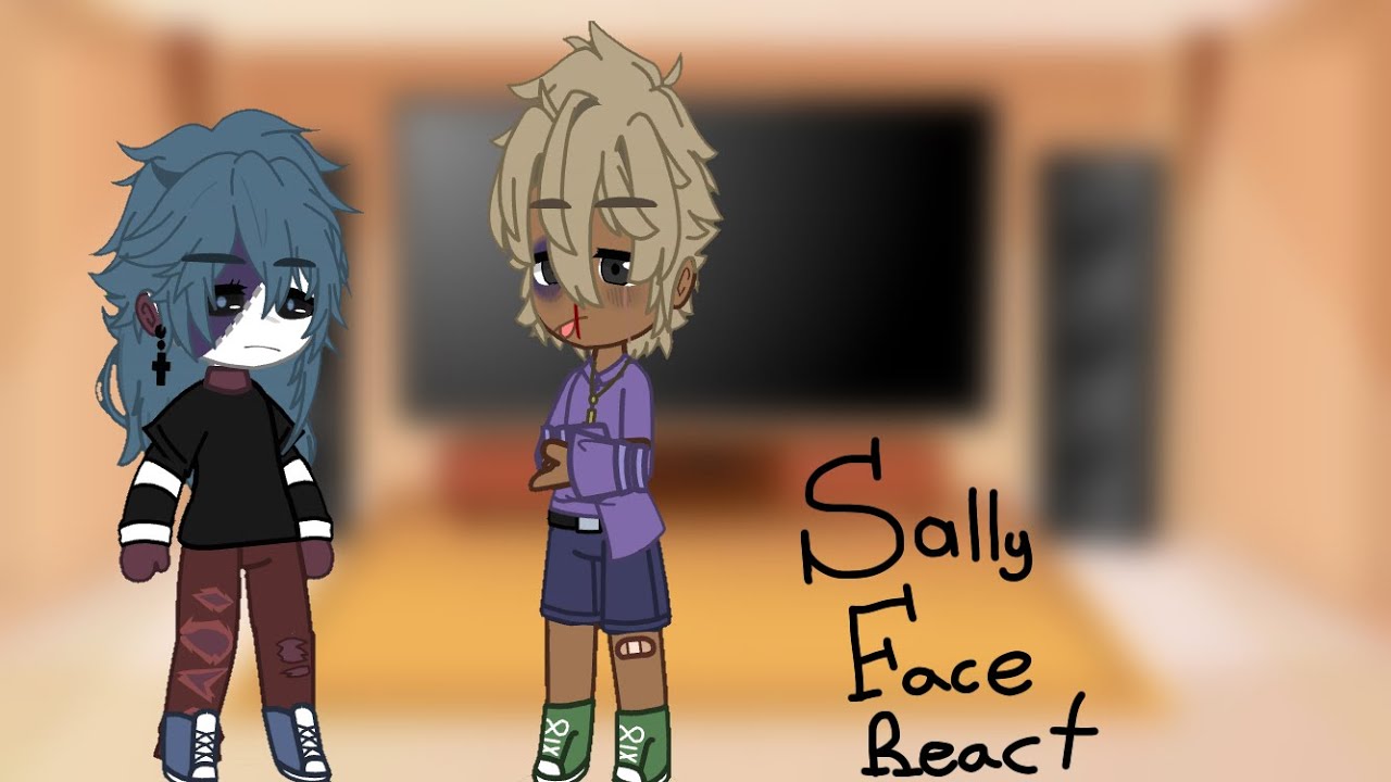 Sally face react|| Salvis, Todd x Neil, Ash x Larry|| - YouTube