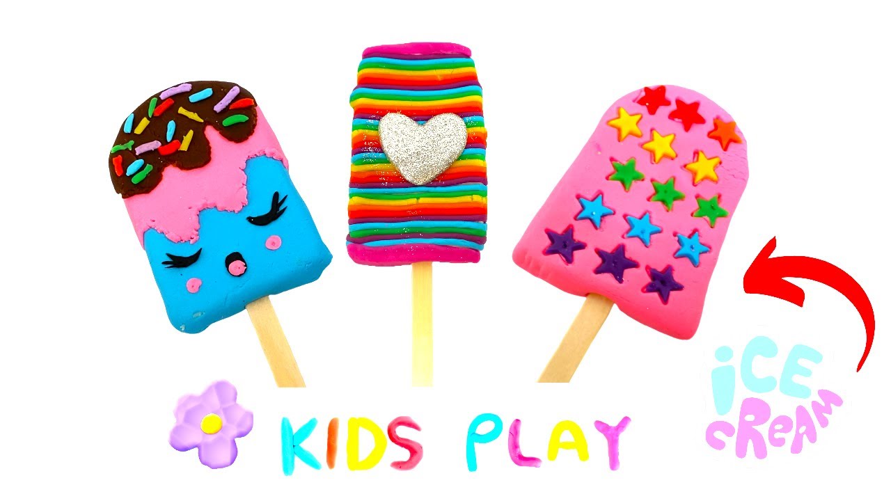 Play Doh Ice Cream Compilation. DIY How to Make Cute Satisfy Ice cream ...