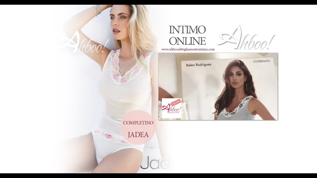 Jadea collezione 2022 completino intimo in cotone e pizzo - YouTube