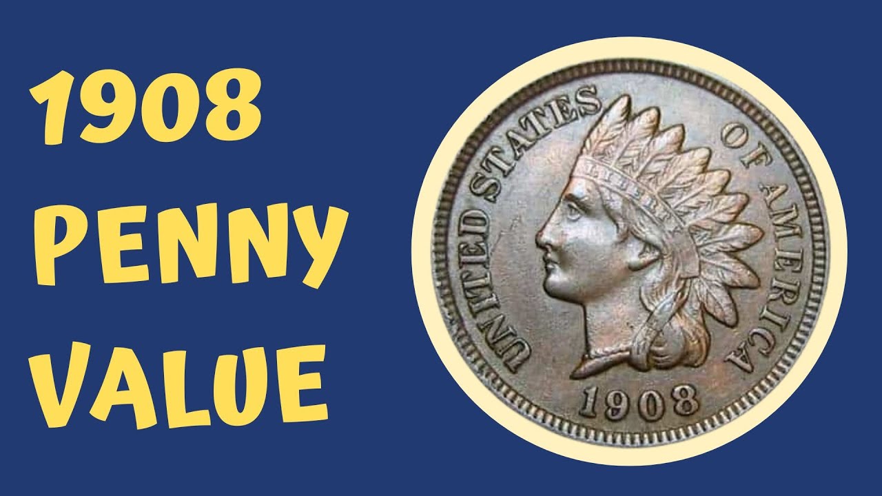 1908 Indian Head Penny Coin History & Value - Coin Value Checker - YouTube