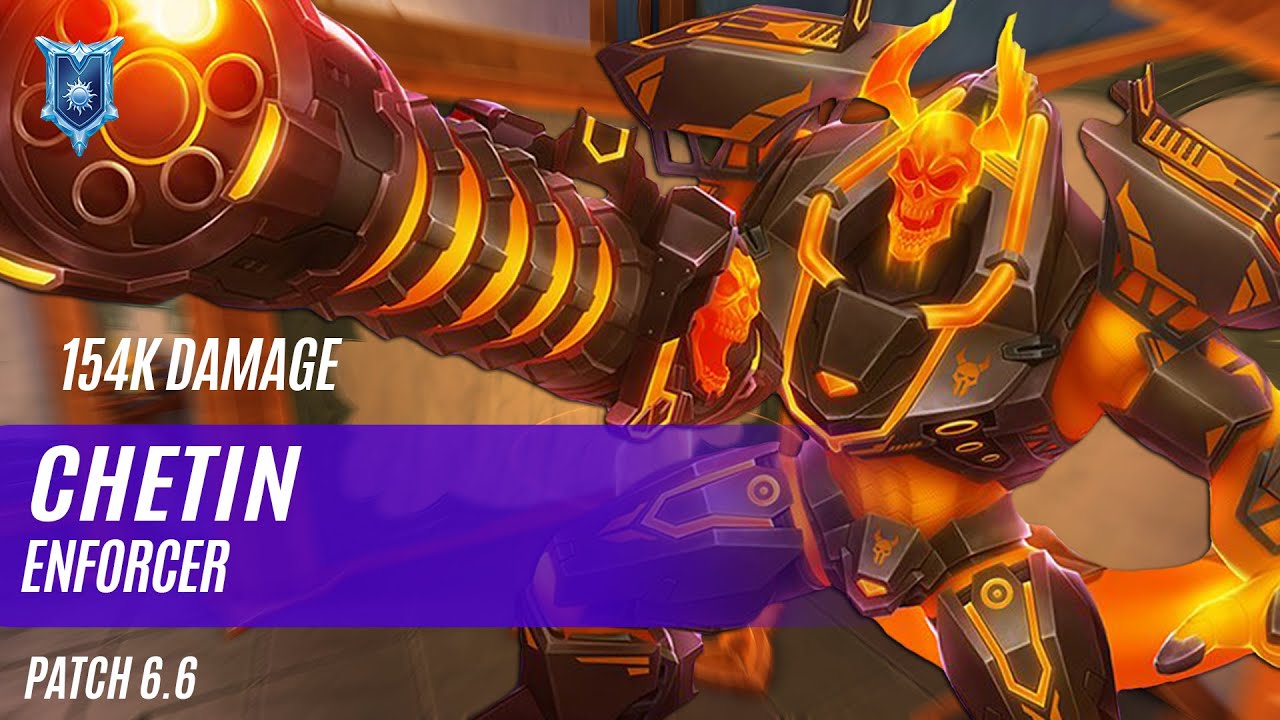 154K DAMAGE CHETIN RAUM PALADINS COMPETITIVE (DIAMOND) ENFORCER - YouTube