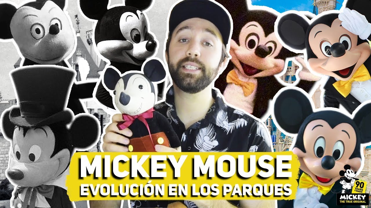 EVOLUCIÓN DE MICKEY MOUSE EN LOS PARQUES // 1934 HASTA LA ACTUALIDAD ...