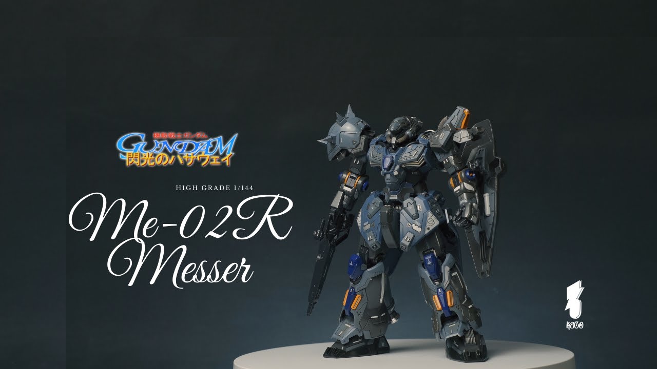 Gunpla Custom Build| Bandai High Grade 1/144 Messer | Mobile Suit ...