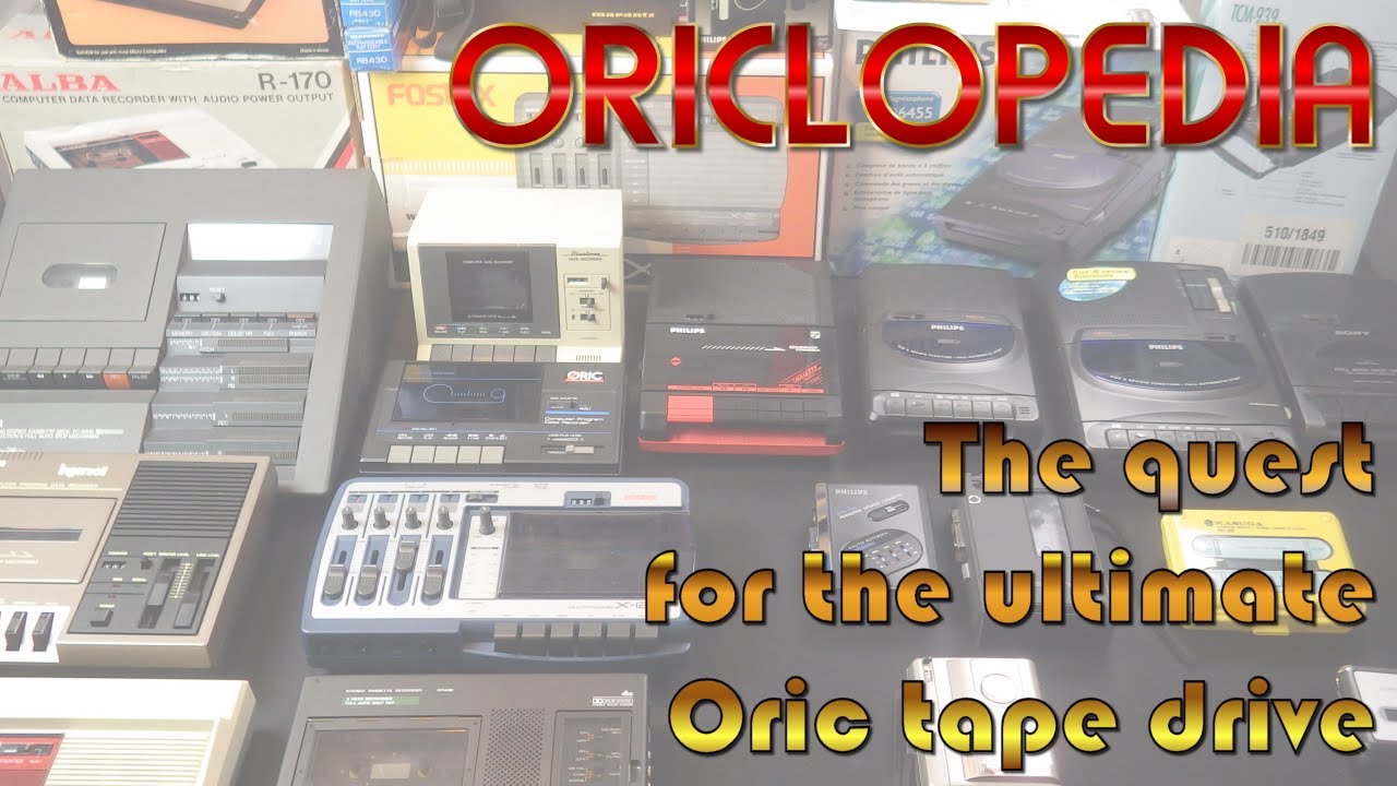 Oriclopedia: The Quest for the Ultimate Oric tape drive - YouTube