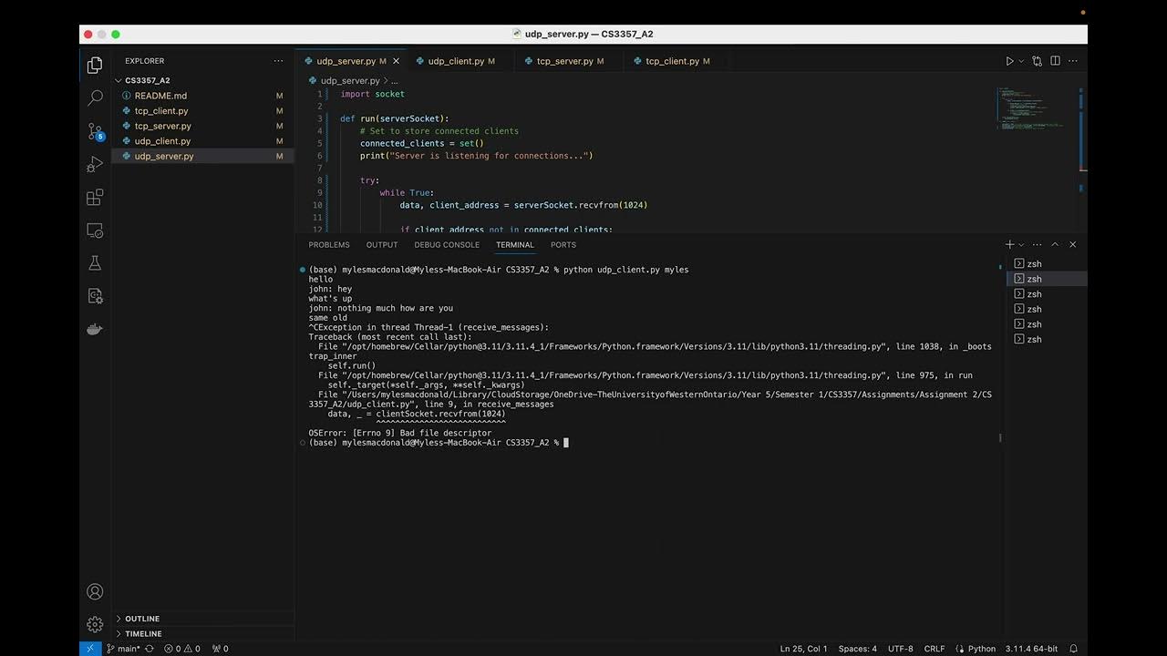 CS3357 Chatroom Demo - YouTube