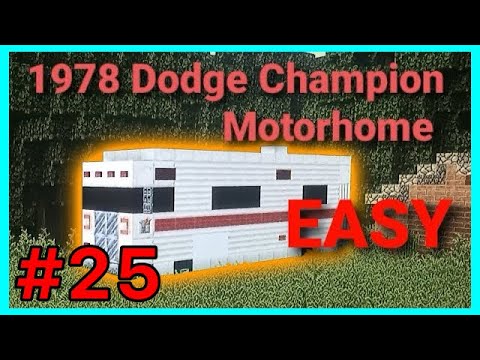 EASY 1978 Dodge Champion Motorhome Tutorial ][ Minecraft Vehicles #25 ...