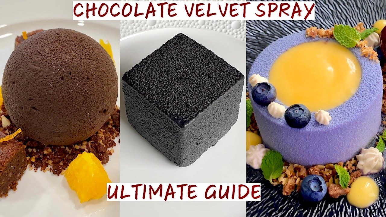Ultimate Guide to Chocolate Spray - How to get Velvet Texture on Cakes ...