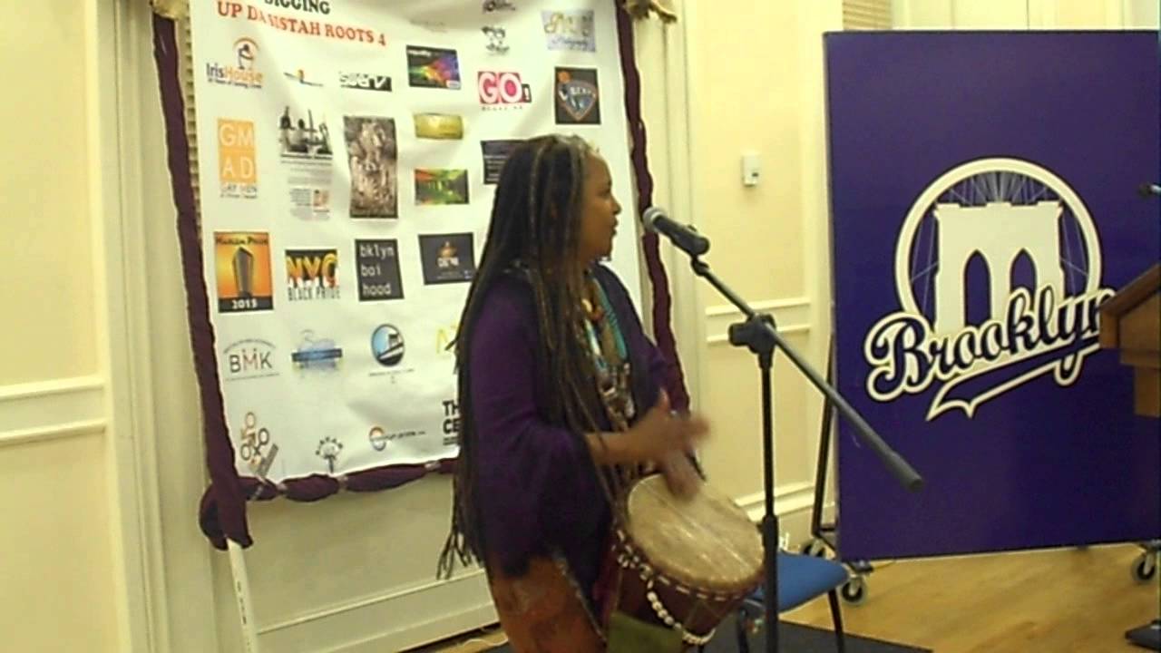 Ubaka Hill Drumming at "Digging up Dis Sistas Roots 4" In Brooklyn ...