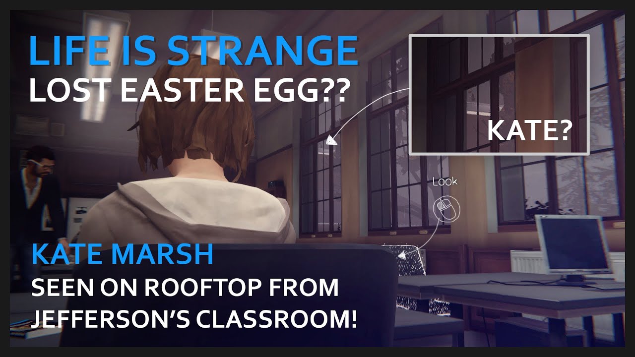 Life Is Strange | Lost Easter Egg | Kate Marsh Seen On Rooftop From ...