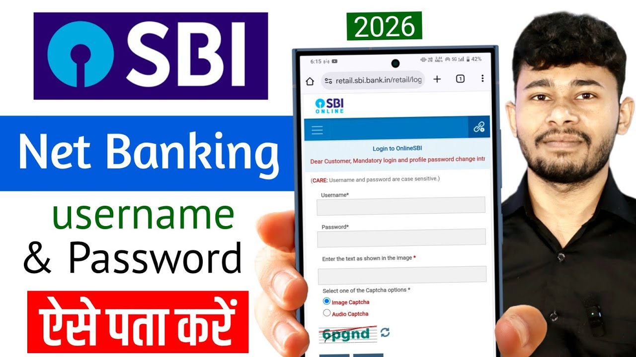 How To Recover User Id And Password Of Sbi Net Banking | How To Forgot ...