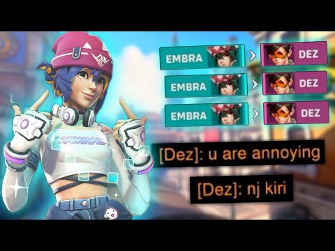 Not Letting This Tracer Breathe!: Kiriko Gameplay - Overwatch 2