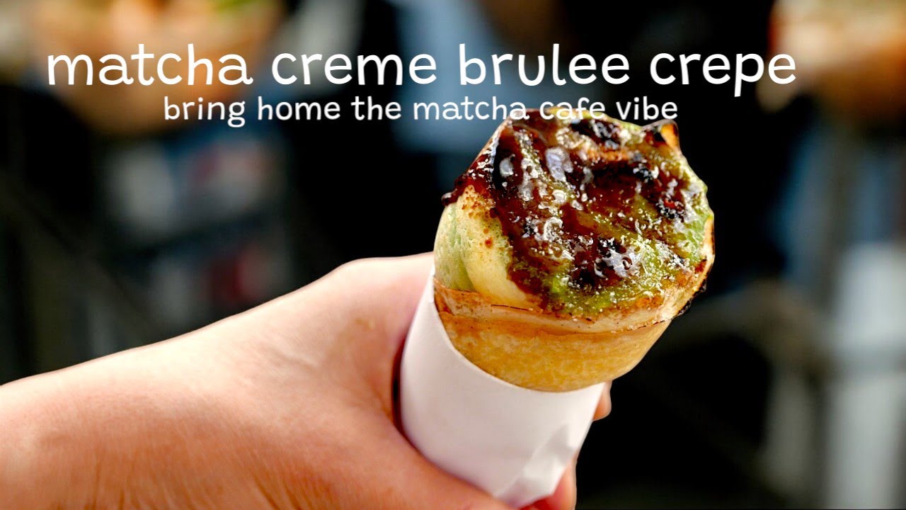 How to make Matcha Creme Brulee Crepe at home | Actually Easy ...