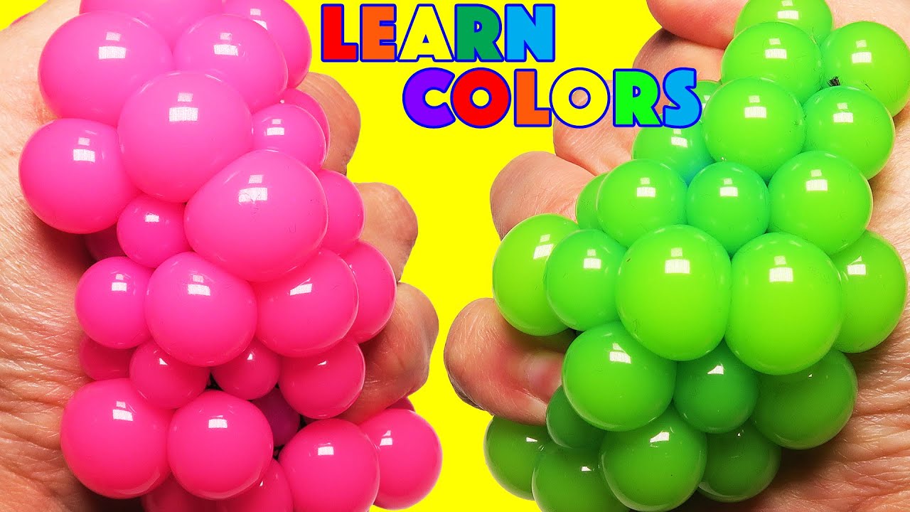 Learn Colors with Balls for Children Kids and Toddlers - YouTube