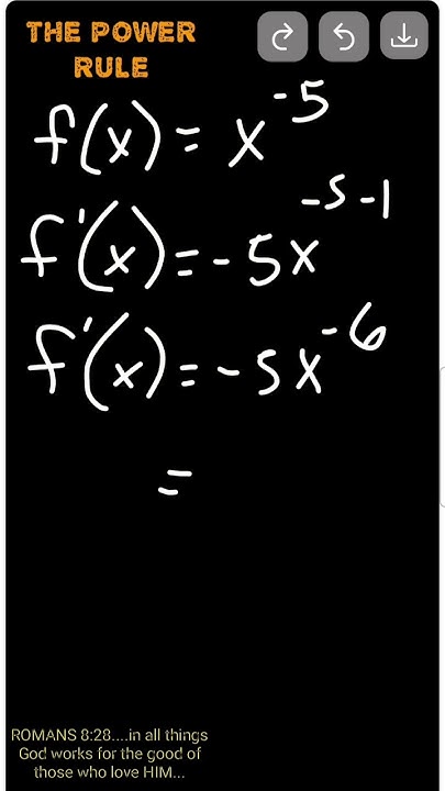 DERIVING USING THE POWER RULE (PART 3) - YouTube