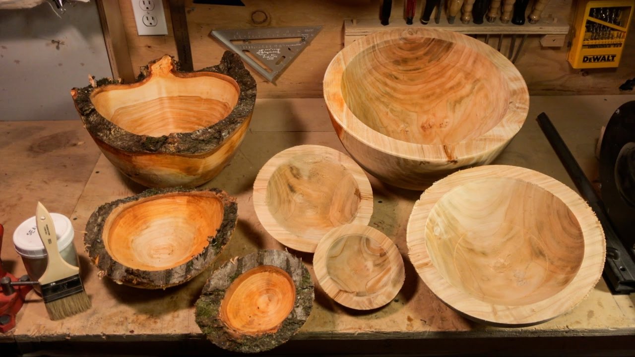 Woodturning a Set of Nesting Cherry Bowls (part 1) | Alex Olson - YouTube