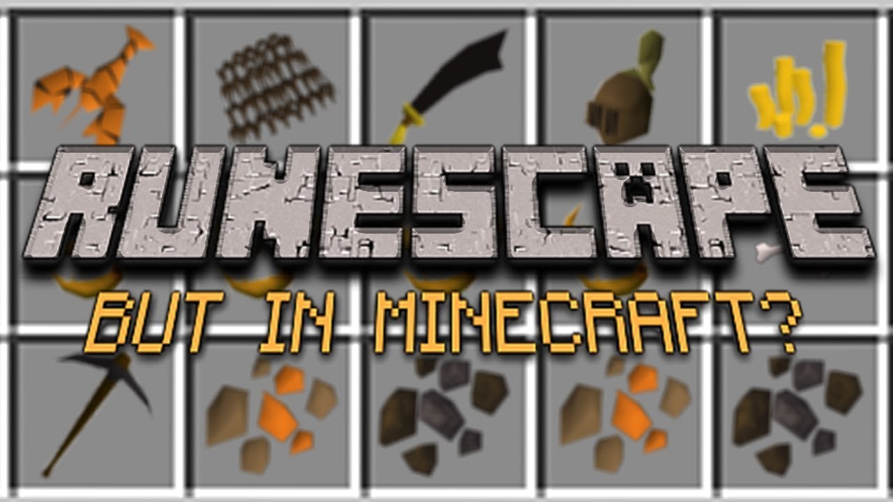 Runescape In Minecraft? (No Mods Required!) - YouTube