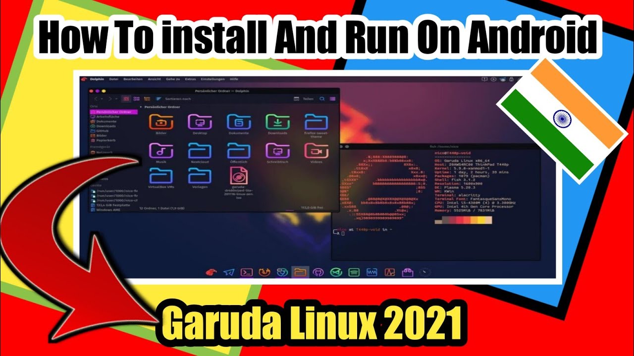 How To Install Garuda Linux On Android Mobile? | Run Garuda Linux On ...