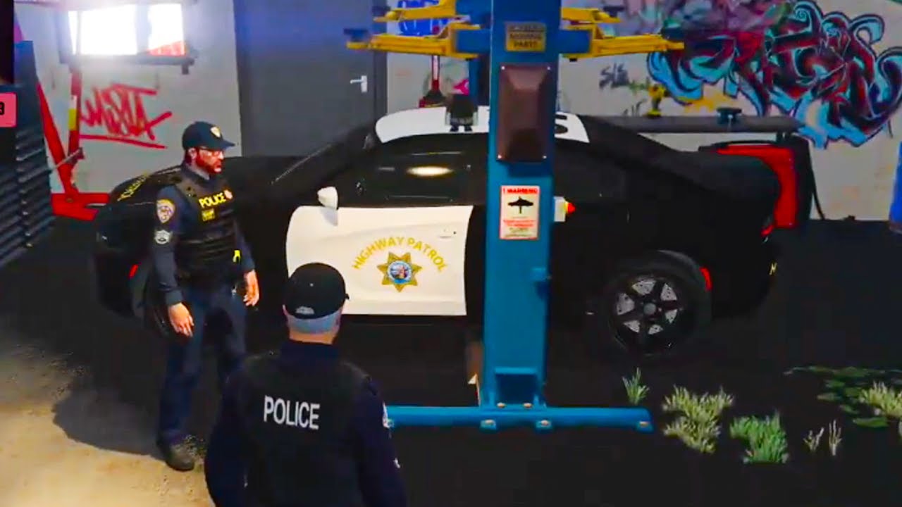 POLICIA INVADIU A MECANICA DO GUETO | GTA RP - YouTube