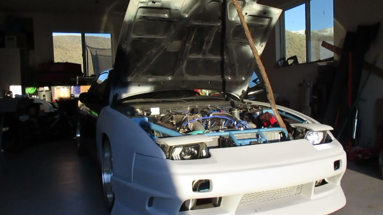 93 240sx S13 Garrett GTX3076 fully built - YouTube