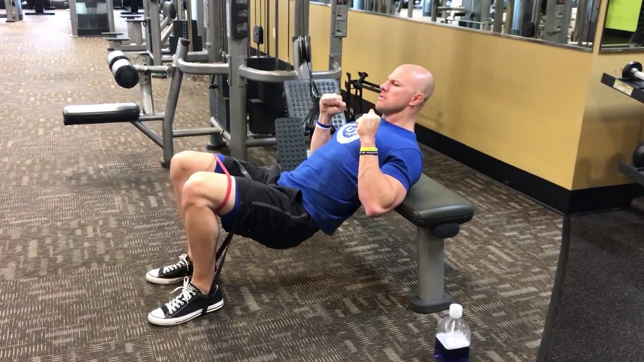 Double Banded Hip Thrust - YouTube